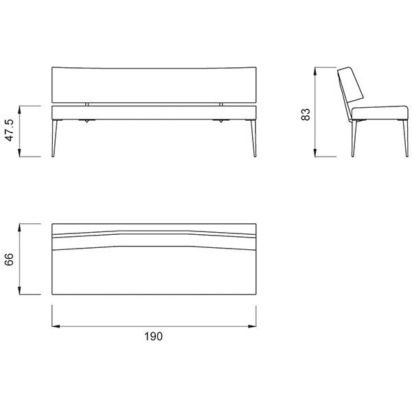 Диван HEBROS 3 - Мир салона