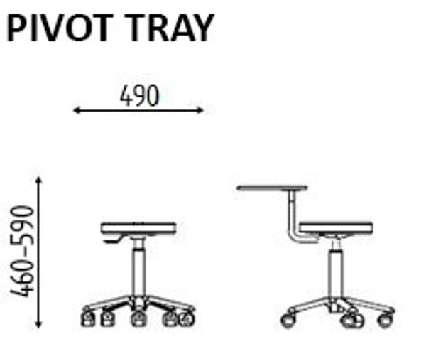 Стул PIVOT TRAY - Мир салона